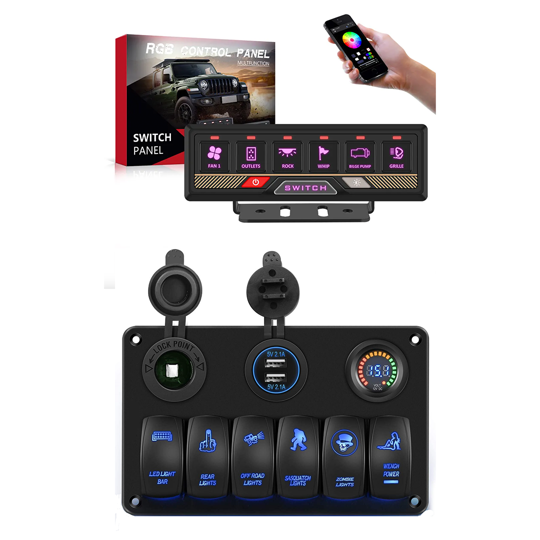 6 Gang Switch Panel