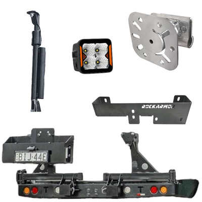 Rear Bar Spare Wheel Carriers