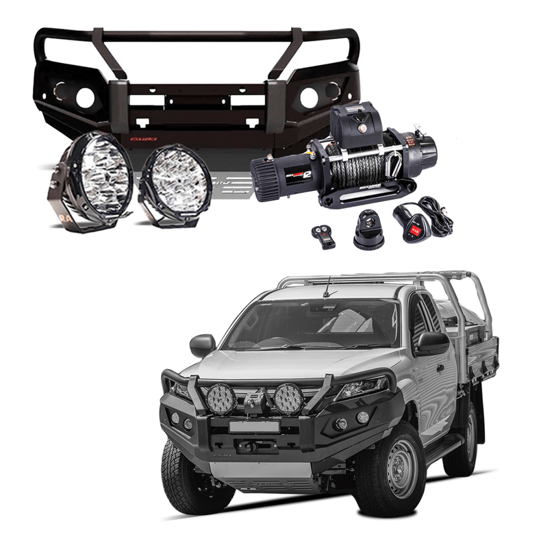 MR Triton Frontal Pack - Bull Bar | Winch | Led Spotties Combo Pack